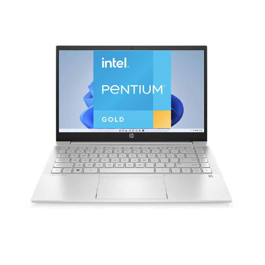 Refurbished & Upgraded HP 14" Laptop Pentium Gold 7505 Full HD 256GB N ...